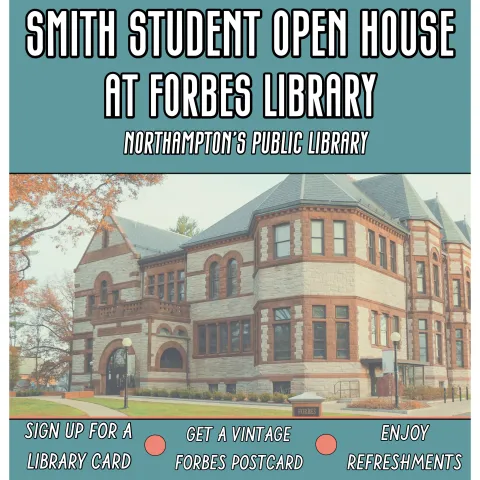 Get to Know Forbes Library! Open House, September 6, 2025